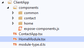 Setting up hybrid structure of MVC and ReactJS